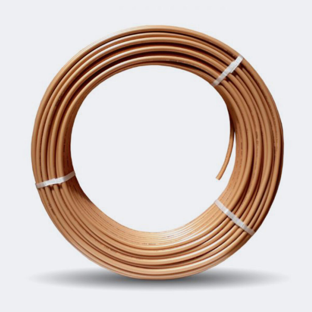 Tubería Pex Al Pex AC Dorada Rollo 200m - cobreybronce.com